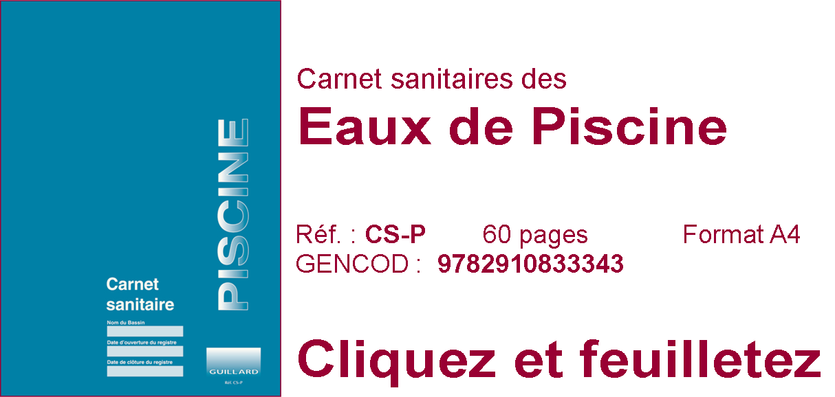 6b - Carnet sanitaire des eaux de PISCINE - CS.P