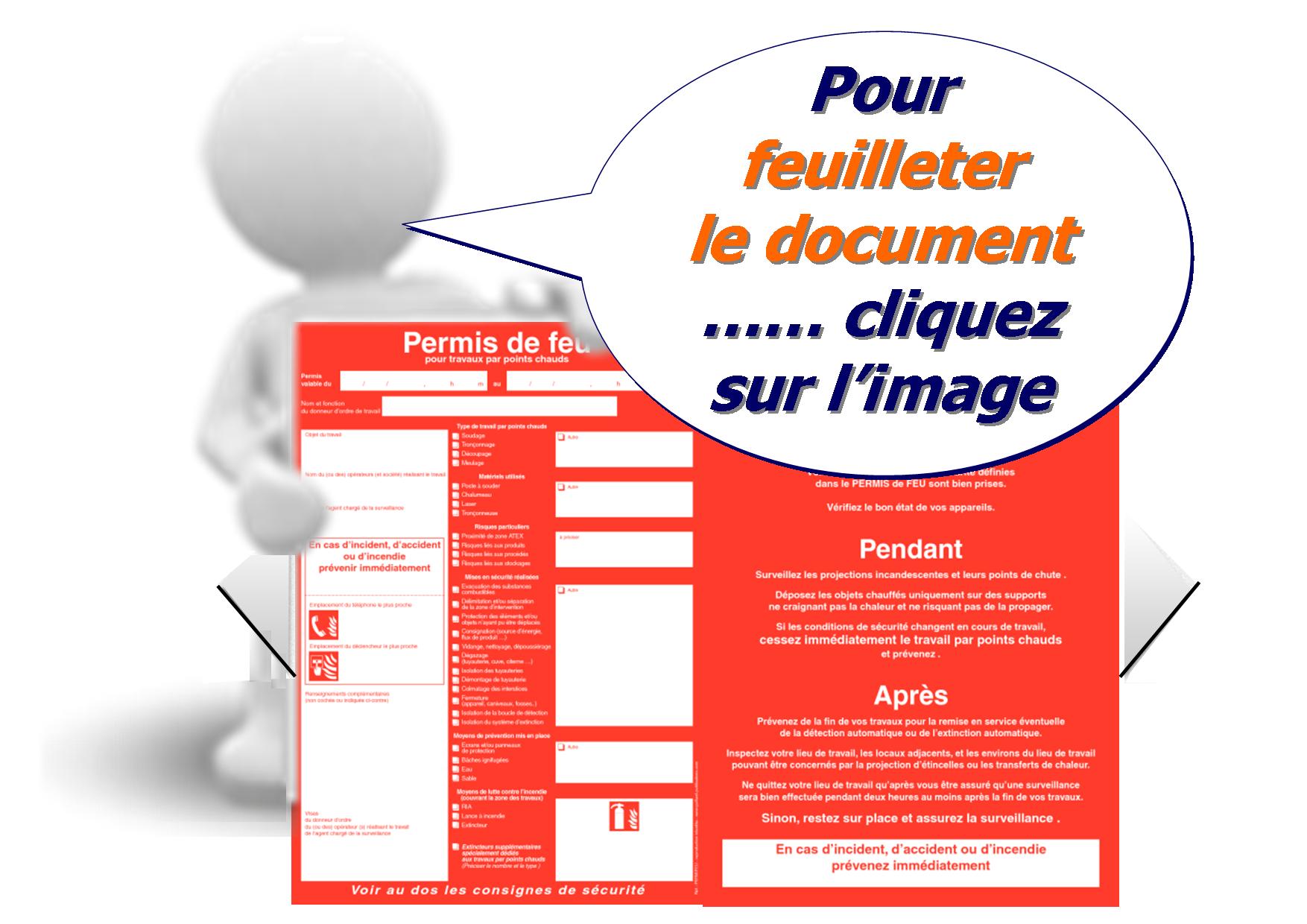 2.5 - SECURITE INCENDIE - Permis de Feu formulaires triplicatas ...